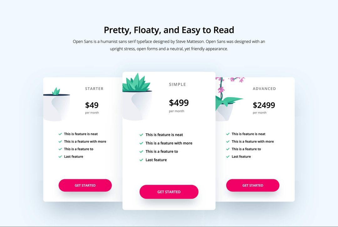 3 Tier Pricing Table | Free Webflow Component